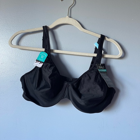 Bali | Intimates & Sleepwear | Bali Minimizer Black Bra 38c Nwt | Poshmark